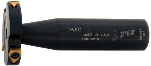 Dorian Tool DWKC Indexable Woodruff Key Seat Cutter, 1-3/8" Cutter ...