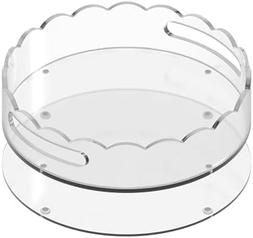 Amazon.com: GRAHAM DESIGN Acrylic Scalloped Tray with Magnetic Mat ...