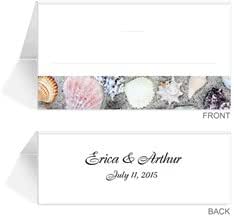 Amazon.com: 170 Personalized Place Cards - Shell Rainbow : Home & Kitchen