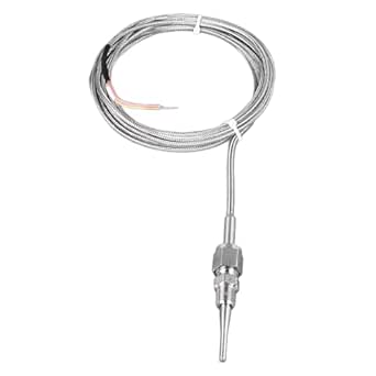 K Type Thermocouple Probe, Anti Oxidation 3 Meter Cable 1/8in NPT ...