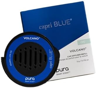 Amazon.com: Capri Blue Volcano Pura Car Diffuser Refills - Use with ...
