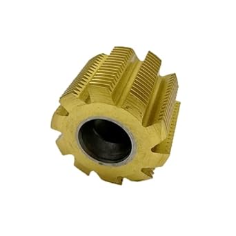 Amazon.com: HSS6542 Small Gear Hob Yellow Tin Coated Hobbing Cutters ...