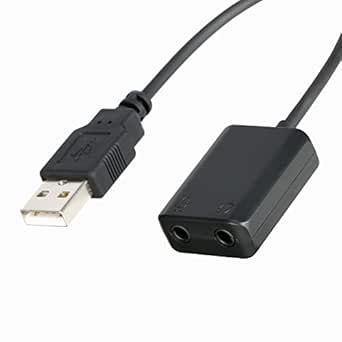 Amazon.com: BOYA USB to 3.5mm Audio Adapter External USB Stereo Sound Card with TRS/TRRS 3-Pole ...