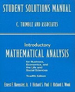 Introductory Mathematical Analysis - Student Solutions Manual 12TH ...