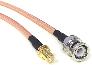 Amazon.co.jp: SMA Male Female Switch BNC Plug Jack RF Coaxial Cable RG142 50CM 20"/100CM Adapter ...