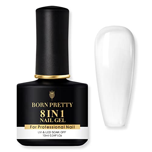 BORN PRETTY 8 in 1 Nail Glue Gel Base Gel Extension Gel Kit for Acrylic ...