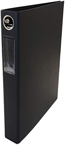 Amazon.com : A4 Binder Turned Edge Panel Featuring a 1" Straight-D 4-Ring Black : Office Products