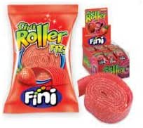 Fini roller strawberry flavour candy belts. Full retail box 40 packs ...