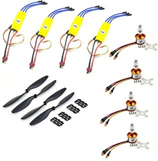 1600KV BLDC Brushless Motor + 40A ESC + 8045 8x4.5 8 inch Propeller ...