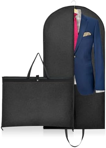 1 Pcs Suit Carrier Bag,Breathable Garment Suit Clothes Covers Bags,120 ...