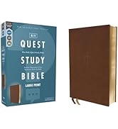 NIV, Quest Study Bible, Hardcover, Blue, Comfort Print: The Only Q and ...