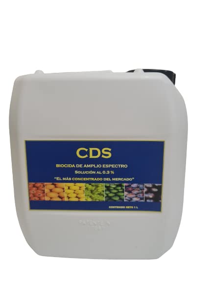 CDS Desinfectante de agua Dióxido de cloro 3000 pppm - Porrón de 4 L ...