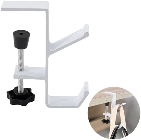 Amazon.com: Zolunu Desk Mount Bag Holder Hook Clamp-On Backpack Hanger ...