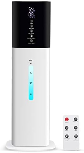 Amazon.com: Humidifiers for Bedroom Large Room with Clear Tank, 7-Color ...