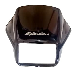 Kab Automotive Front Visor for Hero Splendor Plus (Black & Grey ...