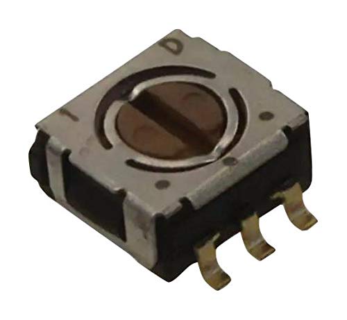 ROTARY SWITCH, DPDT, 0.1A, 16VAC, SMD, Rotary Switches (CS-4-22YTB ...