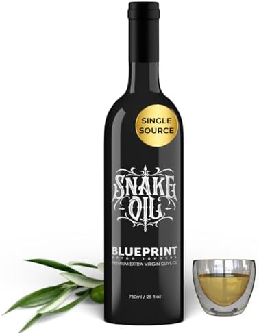 Amazon.com : Blueprint by Bryan Johnson Olive Oil – Snake Oil- High ...