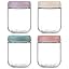 Amazon.com: NETANY 4-pack 16oz Glass jars with Airtight Lids, Overnight Oats Containers with ...