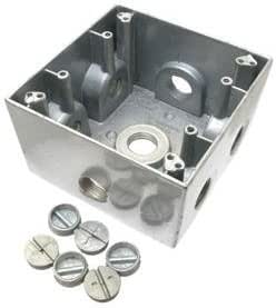 Two Gang Weatherproof Box, Deep - Electrical Boxes - Amazon.com