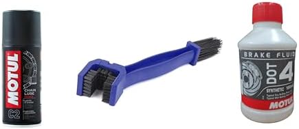 Motul Chain Lube C2 MC CARE 150ML & Brake Fluid SYNTHETIC DOT-4 100ML ...