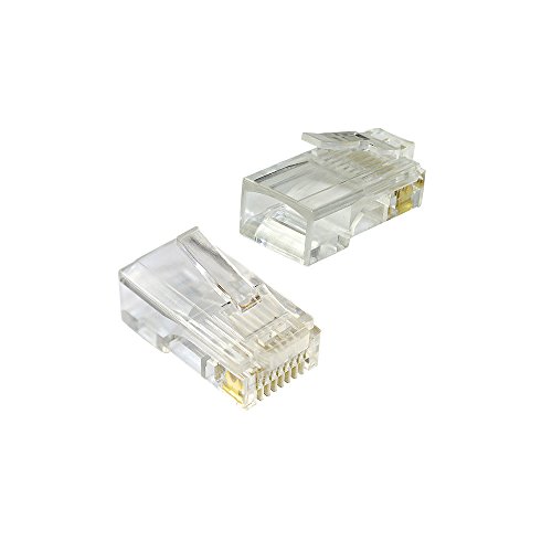 PNI CAT6 connector, RJ45 Plug for UTP CAT6 Network Cable, 10 pieces ...