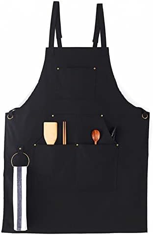 Amazon.com: Chef Apron-Cross Back Apron for Men Women with Adjustable ...
