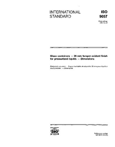 ISO 9057:1991, Glass containers - 28 mm tamper-evident finish for ...