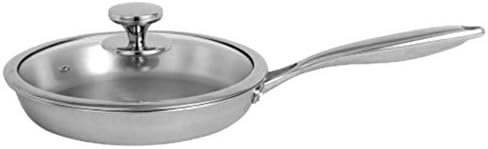 Buy Hawkins 22 cm Frying Pan, Triply Stainless Steel Fry Pan with Glass ...