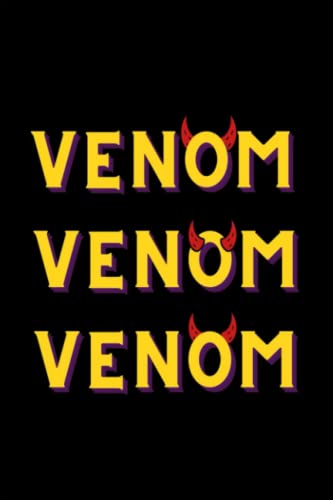 『Venom Notebook: Venom Wide Ruled, 6x9, 100 Pages | Best gift for kids ...