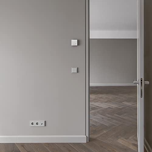 Flush-mounted radar HF motion detector, recessed wall mounting, LED ...