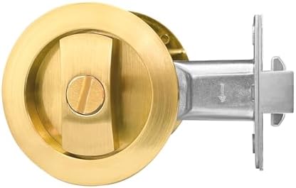 FarBoat 1 Set Recessed Flush Lock for Cabinet 201 Stainless Steel Round ...