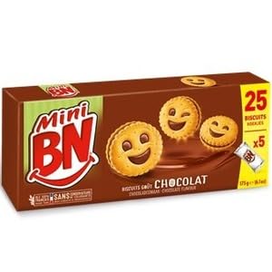 Amazon.com: BN Mini Au Chocolat (4x7 Biscuits) 168g : Grocery & Gourmet ...