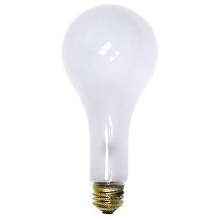 Sylvania Incandescent 300W PS30 Utility Light Bulb, E26 Medium Base ...