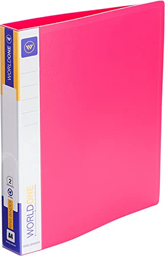 Worldone 2D Ring Binder 25 mm Chrome Plated Clip with 1.2mm Thick PP ...