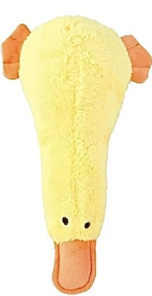 Amazon.com : 9" Duck Shaped Dog Toy - Plush, Squeaky & Durable - Soft ...