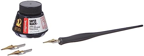 Speedball Art Products SB2961 6-Nib Calligraphy Lettering Set : Amazon ...