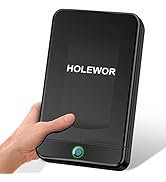 Amazon.com: HOLEWOR Gun Safe, Biometric Gun Safe for Handgun Drop Down ...
