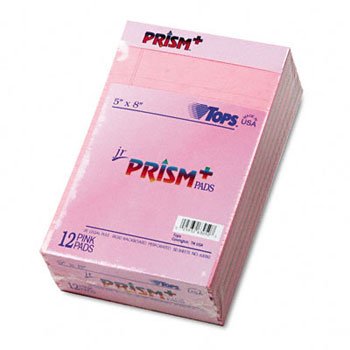 TOPS Prism + Colored Writing Pads PAD,LGL RLD,5X8,12/PK,PK (Pack of5 ...