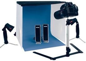 Mini photo studio including Lights, stands, tripod, light tent etc ...