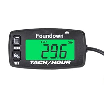 Small Engine Tachometer, RPM measurement,Digital Hour Meter,Monitoring ...