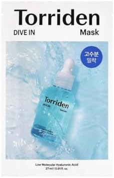 Torriden Dive In Mask | Korean Hydrating Face Mask with 5D Hyaluronic ...