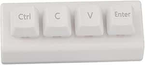 Epodmalx Programmable Keyboard 4 Keys Red Switch Ctrl CV Enter Mini ...