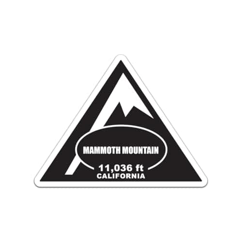 Amazon.com: Mammoth Mountain Sticker Decal - Self Adhesive Vinyl ...