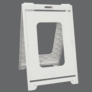Plasticade Econo Classic White Sign Stand : Amazon.ca: Office Products