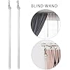 Amazon.com: 2 Pack Drapery Operating Stick 17Inch Clear Invisble ...