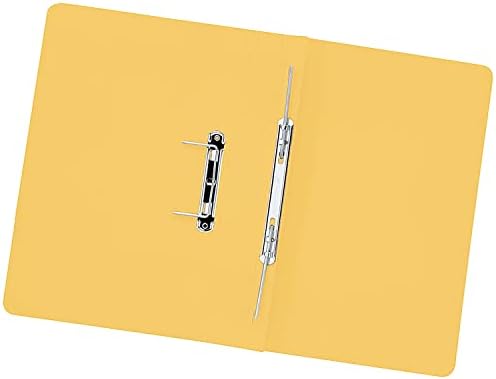 Q-Connect Transfer File 35mm Capacity Foolscap Yellow (Pack of 25 ...