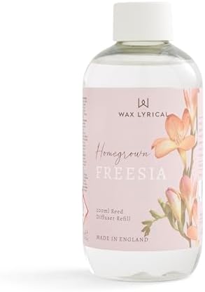 Wax Lyrical | Homegrown Collection | Freesia Scent Reed Diffuser Refill ...