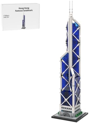 Amazon.com: GoAssemb 1/800 Scale Hongkong Famous Landmark Skyscraper ...