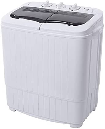 Amazon.com: ZOKOP Portable Compact Twin Tub Washing Machine Capacity 14 ...