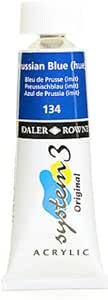 Amazon.com: Daler-Rowney System 3 Acrylic Colour (Prussian Blue Hue) 2 ...